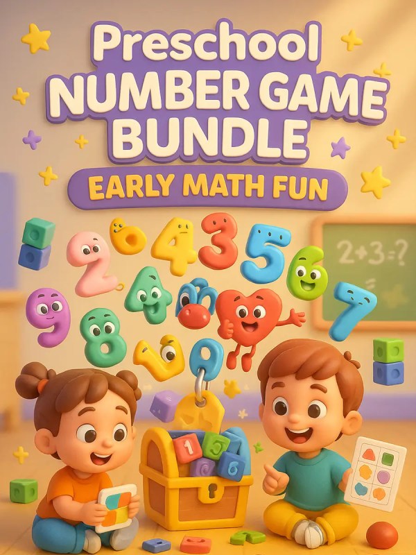 Preschool Number Game Bundle – 1170 Pages of Early Math Fun | FaJa ...